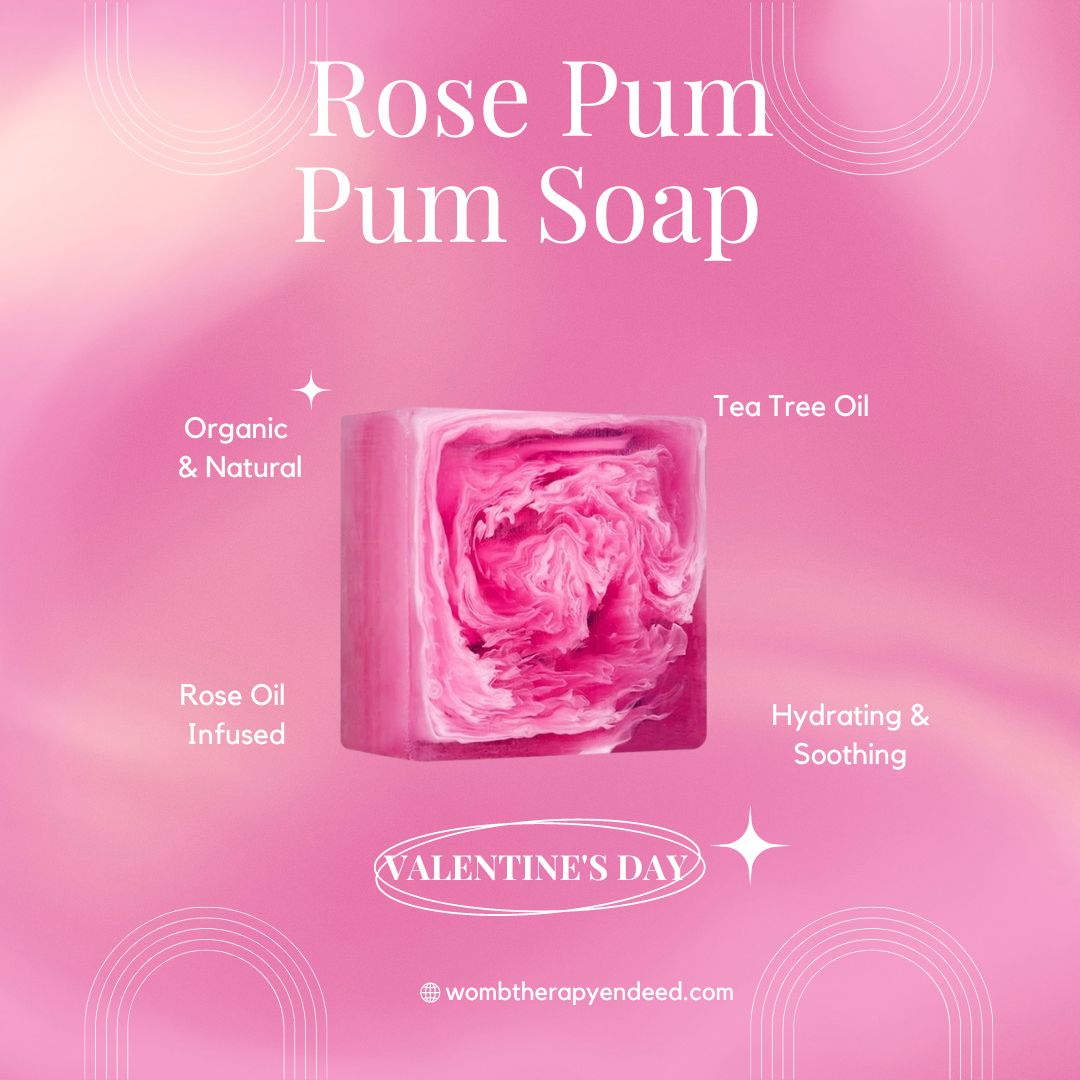 🌹 Rose Pum Pum Soap Bar | 4.5 oz 🌹 – Womb Therapy Endeed